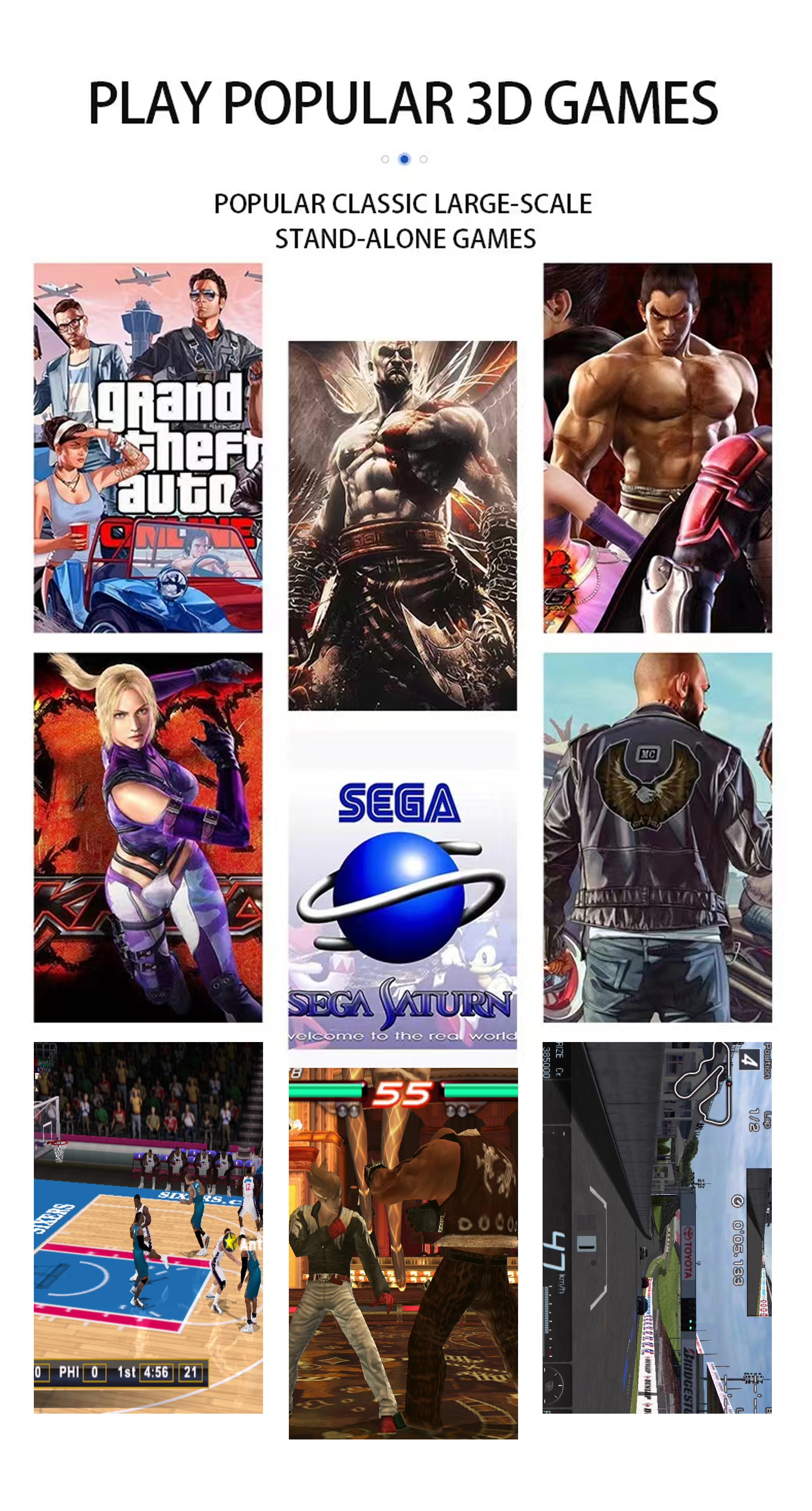 Vision Q10 game console DDRIII 256M/Nor Flash 128GB HDMI 1920*1080 ...