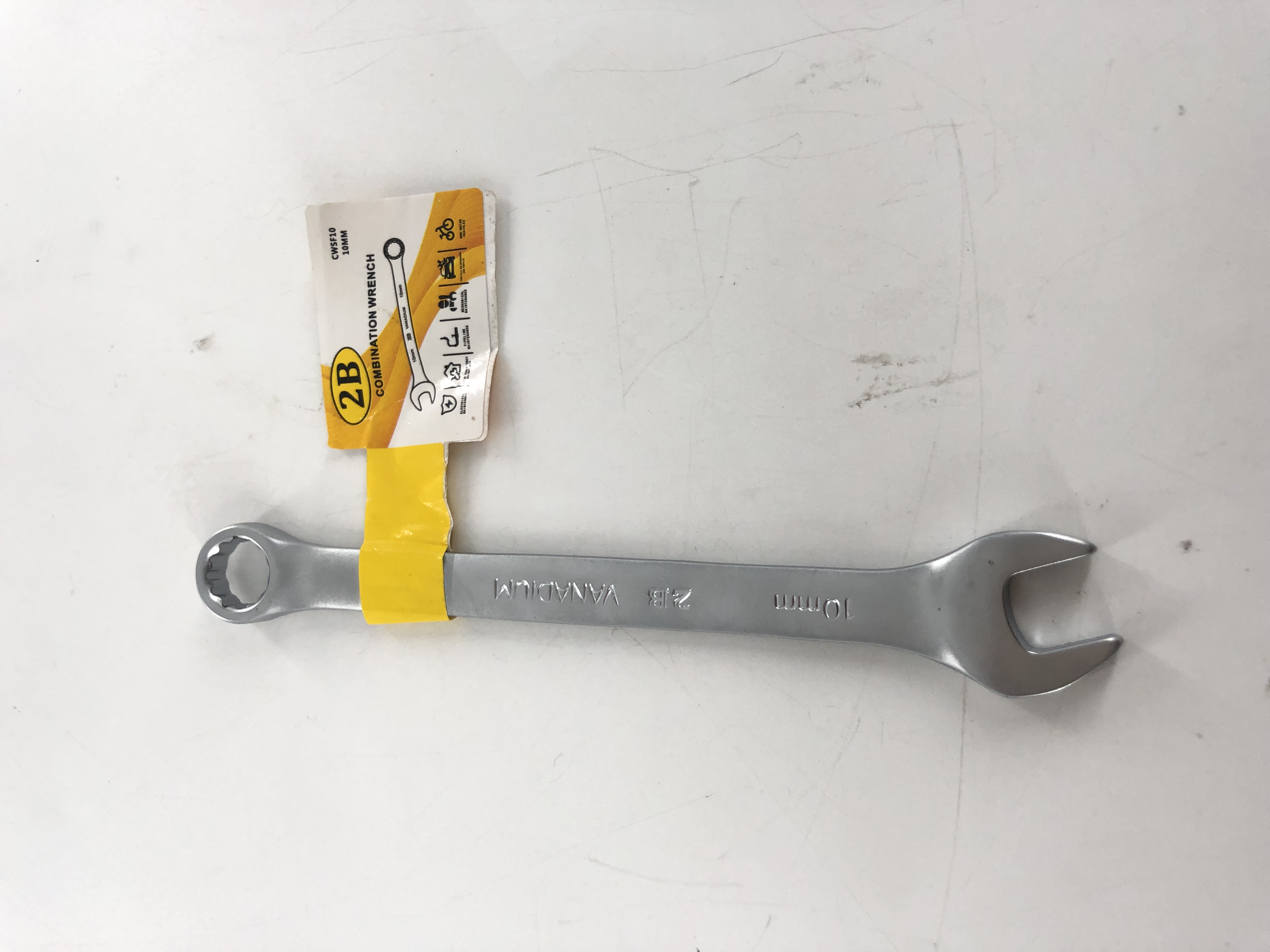 2B 10mm Combination Spanner Double End Open Ring Tool Wrench Repairing ...