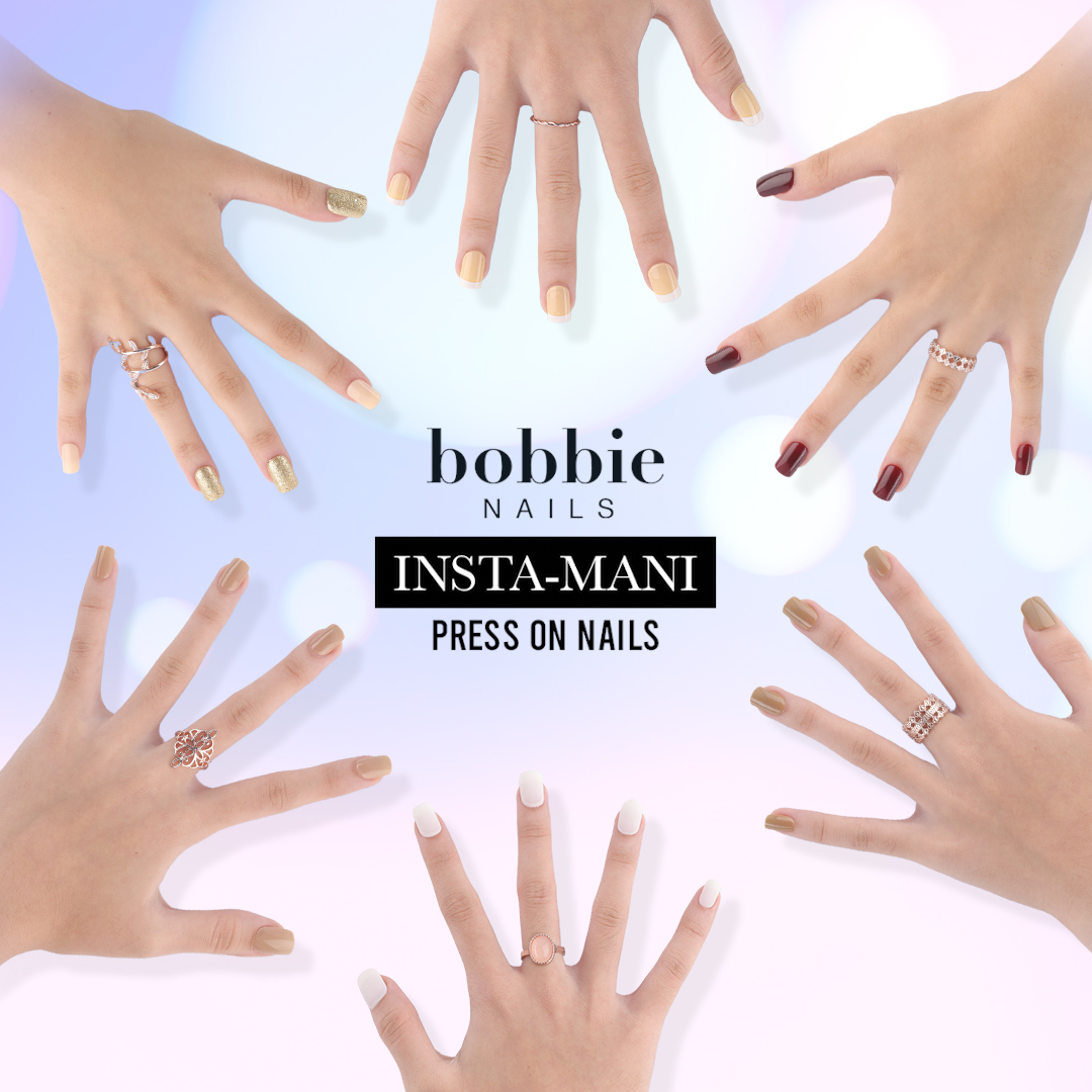 Bobbie Nails Insta-Mani Press On Nails | Shopee Philippines