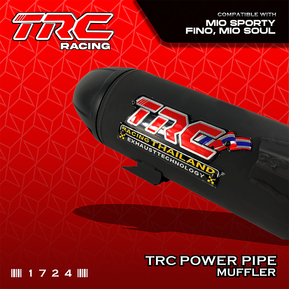 TRC Racing Power Pipe Mio Sporty Mio 1 Amore Fino Muffler Exhaust with ...