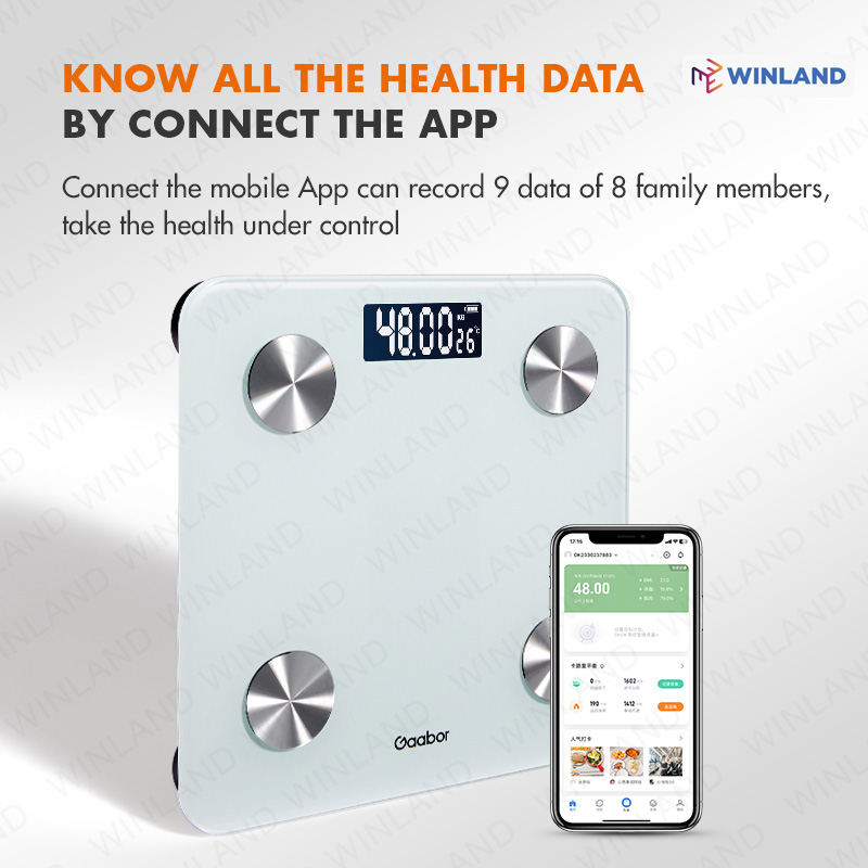 Gaabor by Winland LED Display Electronic Weighing Scale USB Charging w ...