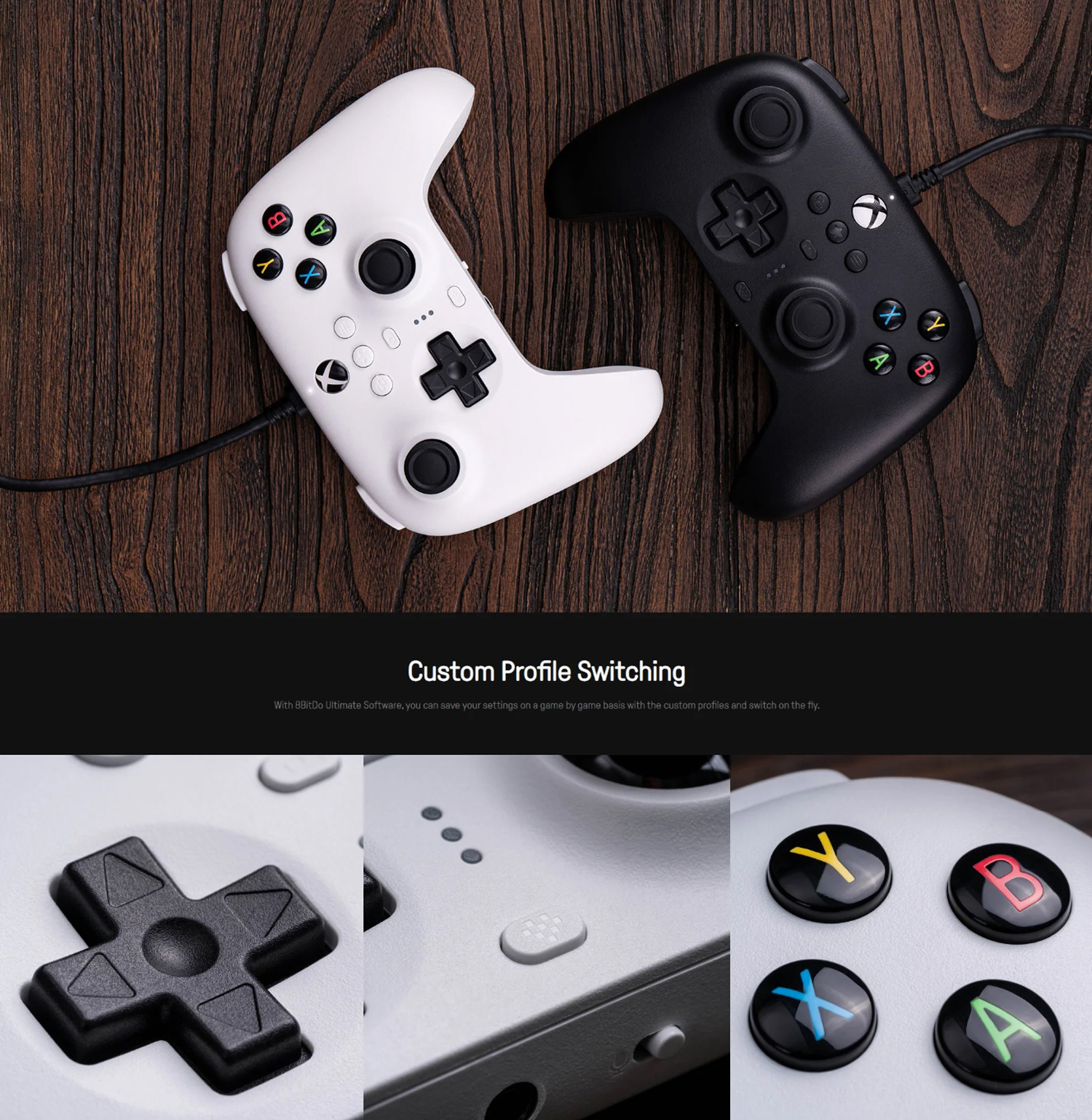 8bitdo Ultimate Wired Controller Hall Edition For (Xbox Series s/x ...