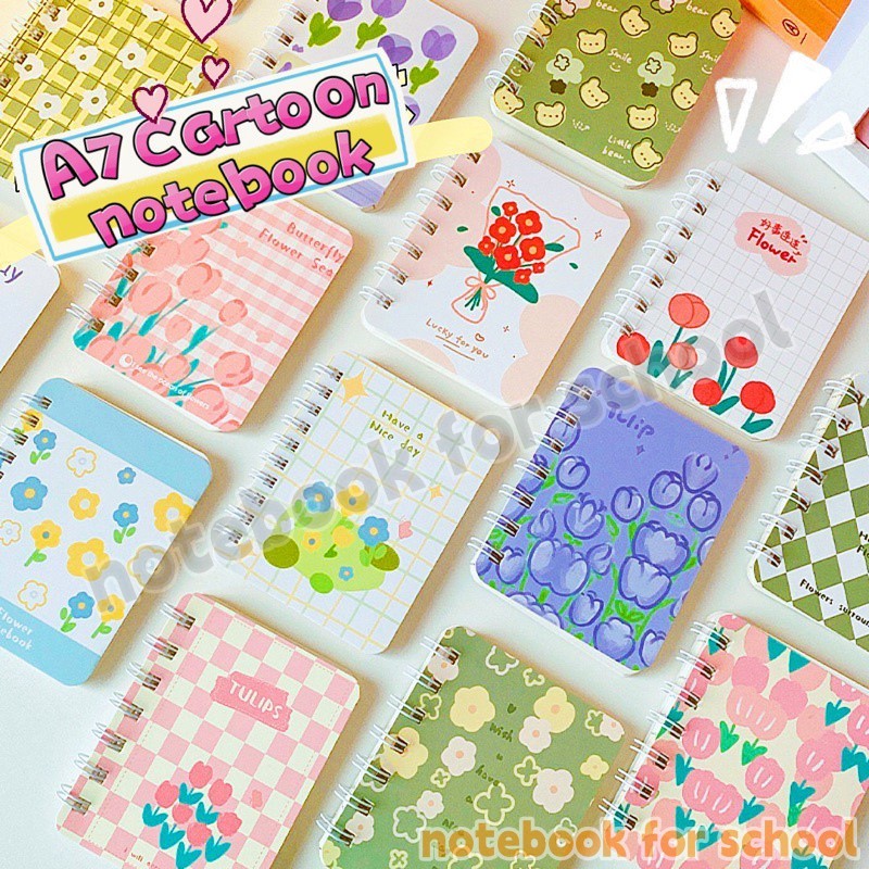 NFS A7 Japanese Style Cartoon Pocket Book Notepad Office Stationery ...