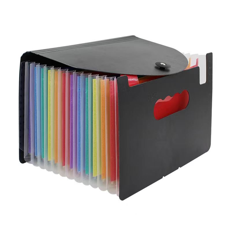 A4 & Long Size 24 pocket Accordion Expandable File Folder Organizer 2 ...