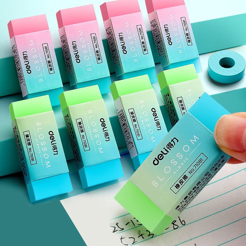 Deli New Jelly Color Eraser School Supplies 71081 | Shopee Philippines