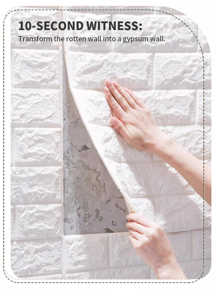 3D Self-adhesive Waterproof Moisture-proof Wallpaper for Background ...