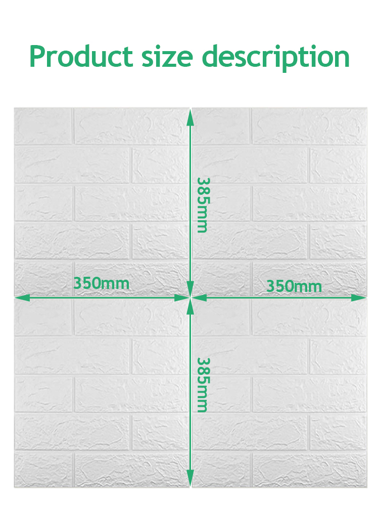 3D Self-adhesive Waterproof Moisture-proof Wallpaper for Background ...