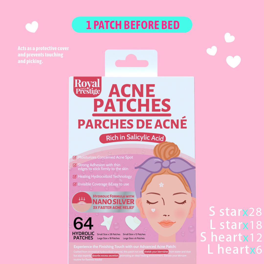 Acne/Pimple Patch, Transparent Star & Heart Shaped Acne Absorbing Cover ...