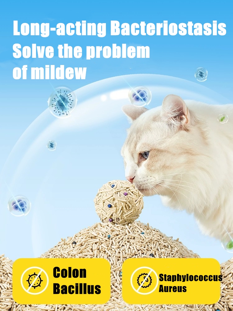 Cat Litter Sand 6L Fast Clumping Tofu Cat Litter with Dust-Free ...