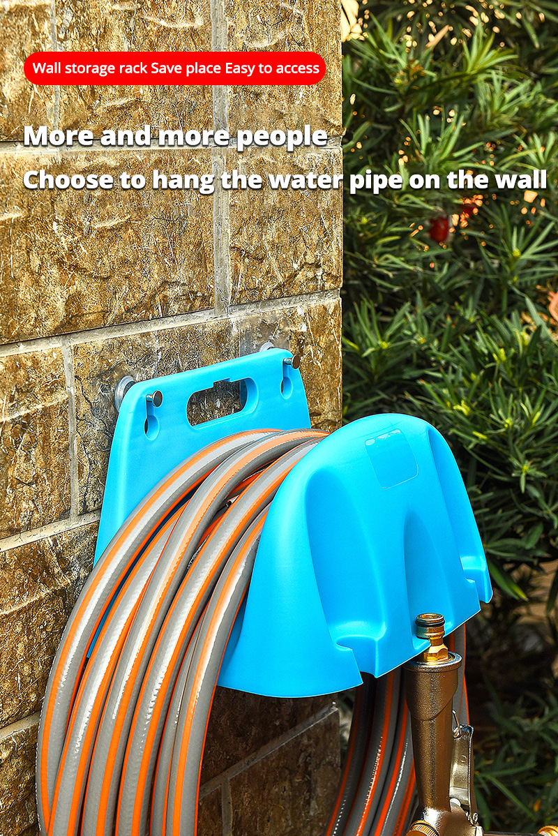 Water Pipe Rack Wall Mount PVC Hose Storage Rack Car Wash Garden ...