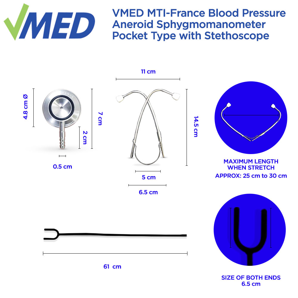 VMED MTI-France Aneroid Sphymomanometer Blood Pressure BP Apparatus ...