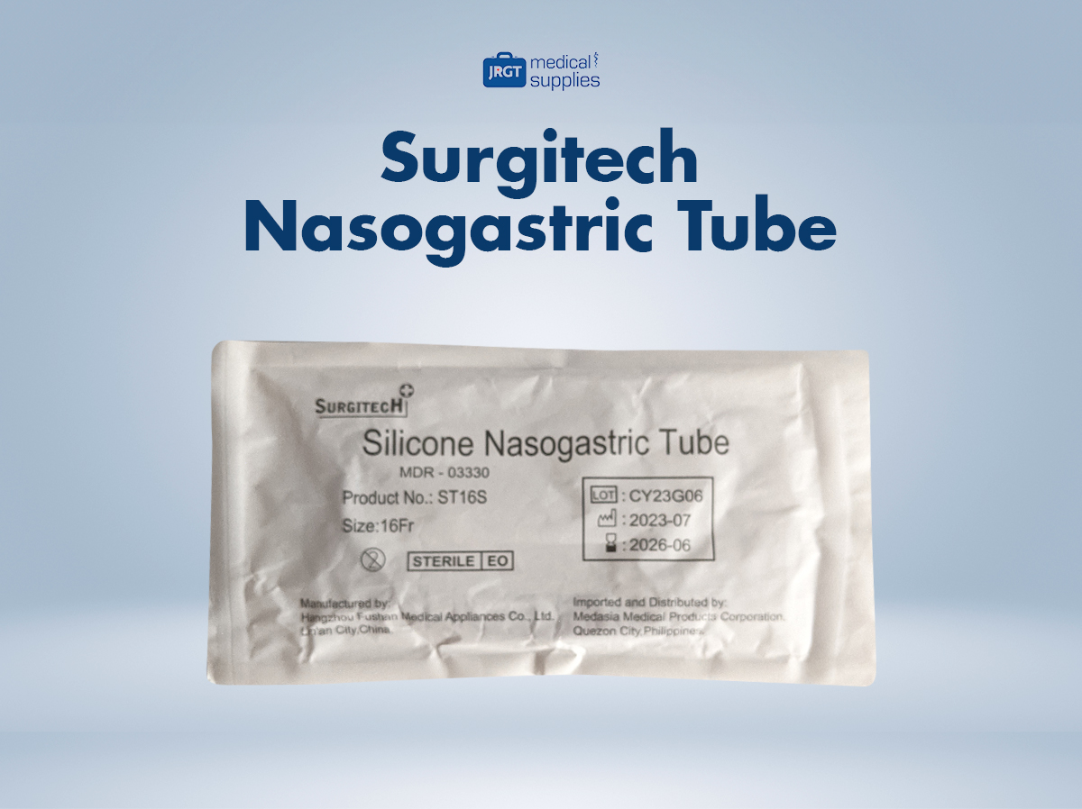 Surgitech Nasogastric Tube (NGT) | Sizes: 8, 10, 12, 14, 16, 18 ...