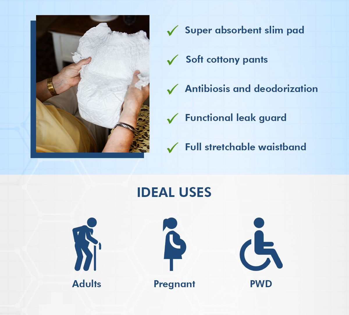 Sure-Guard Pull Up Adult Diaper (1 Pack - 10pcs) | Disposable Diaper ...