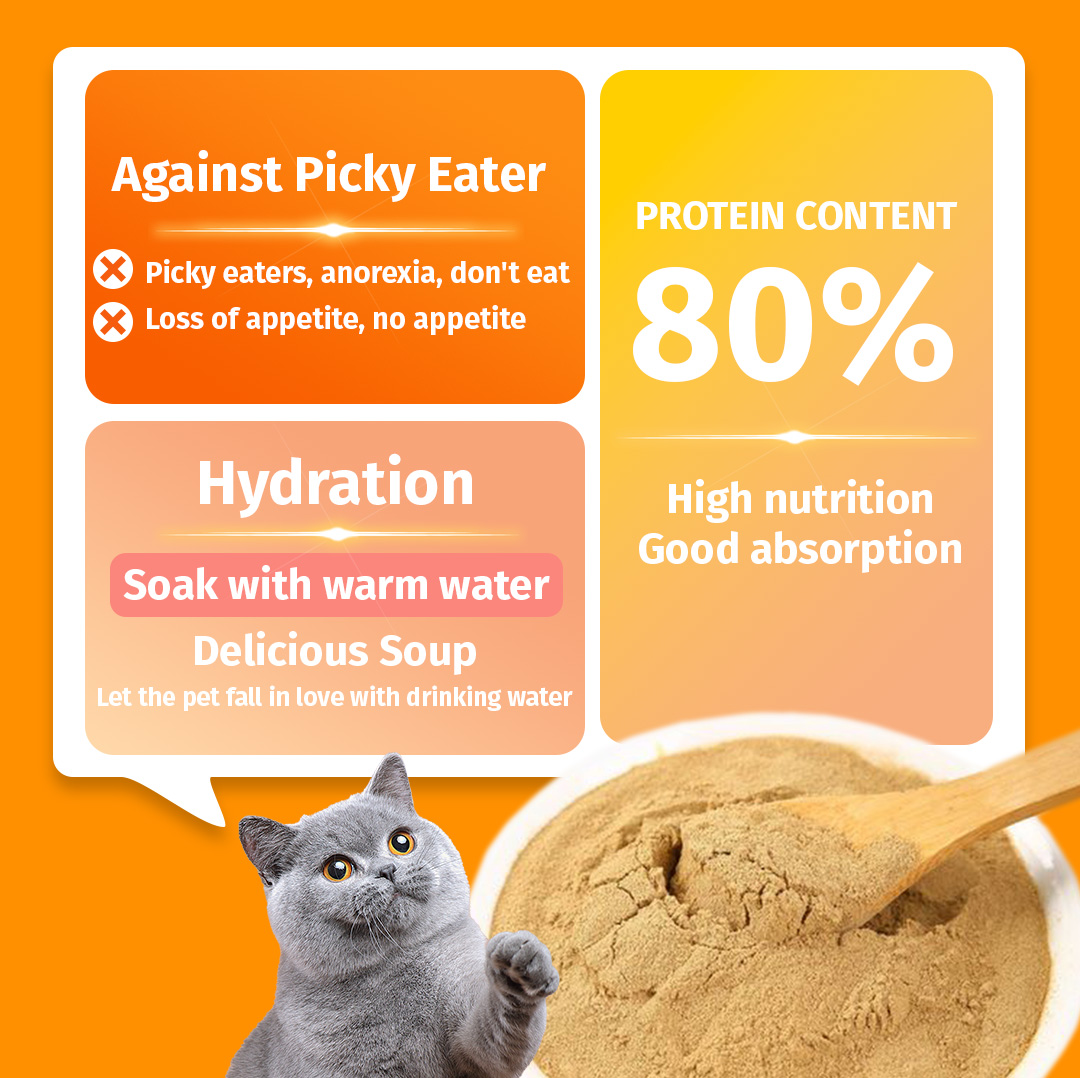 Cassiel Pet Natural Liver Chicken Beef Sprinkles Food Topper Supplement ...