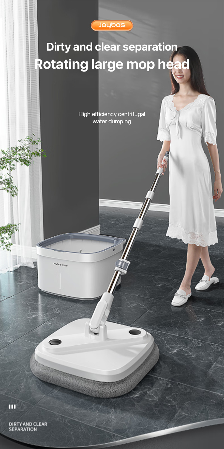 Joybos Self Wash Spin Mop M16 Spinner Flat 360 Rotating Cleaner With Turbo Flushing Bucket ...