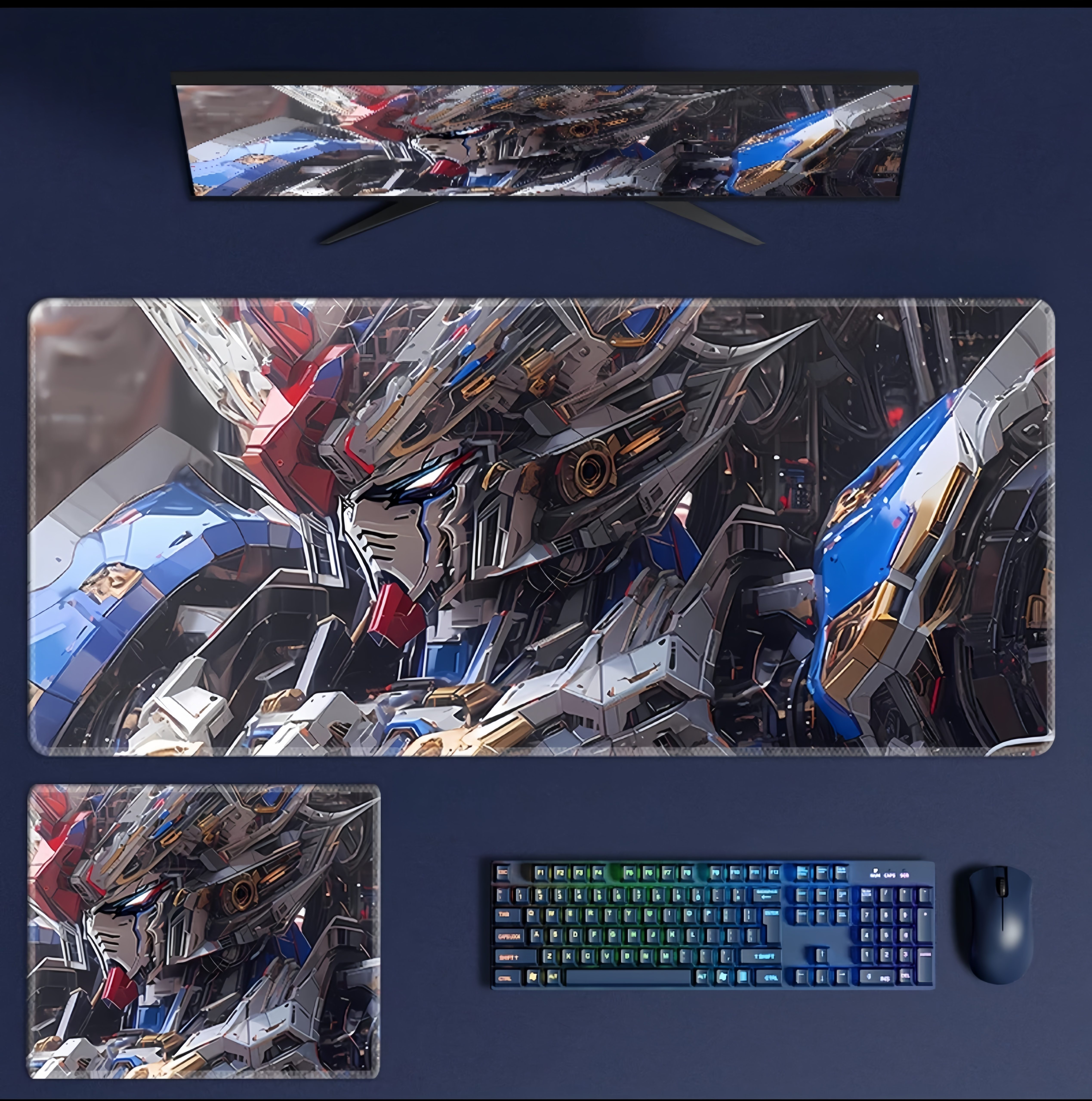 Zeus x Gundam Extended Mouse Mat / Mouse Pad For Gaming Mice Pad Large ...