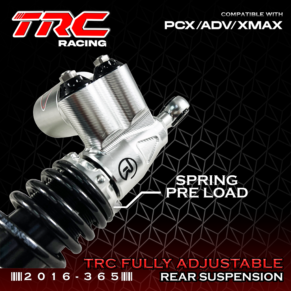 TRC AI TECH FULLY ADJUSTABLE SUSPENSION for PCX/ADV/XMAX 2016-365 ...
