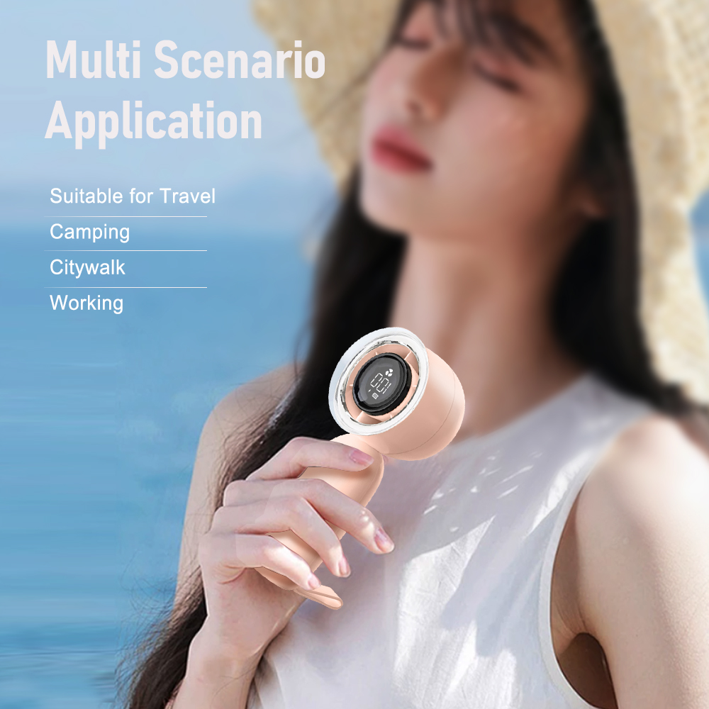 Orashare HF05 3000 mAh Mini Fan Rechargeable Handheld Strong Wind 100 ...