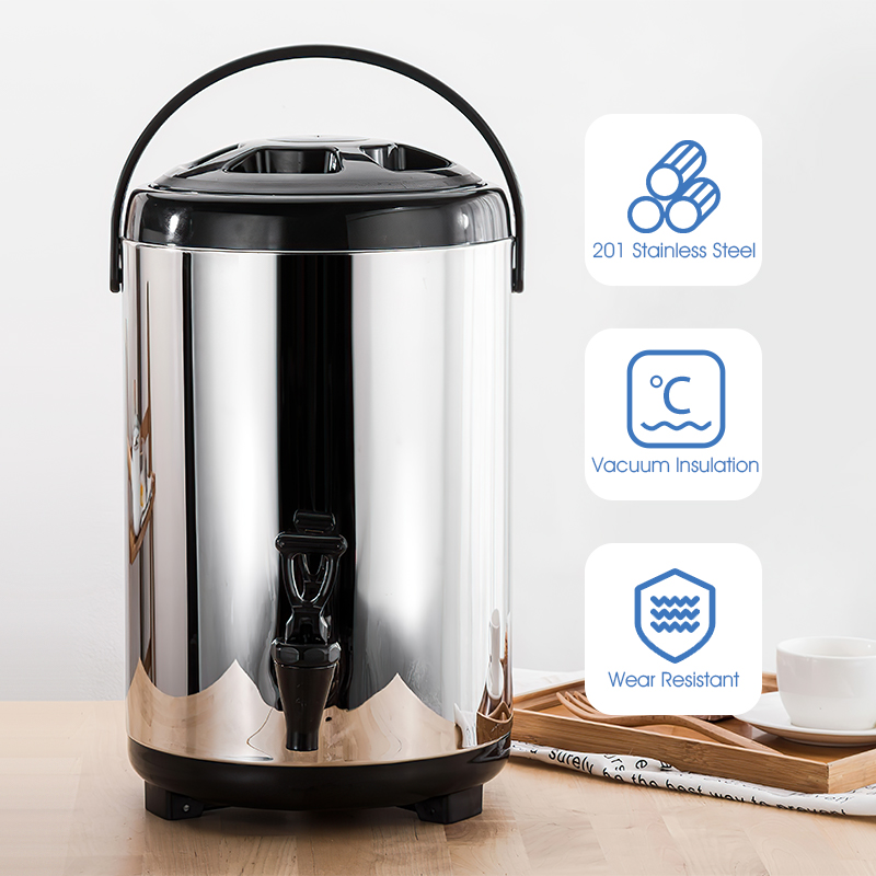 MODOFO Tea Barrel Milk Tea Bucket With Faucet Barrel Water Jug ...