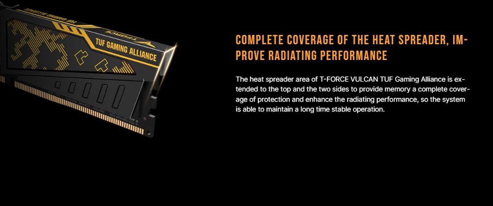 TEAM GROUP VULCAN TUF 8GB | 16GB | 32GB 3600 MHz DDR4 CL18 DDR4 DESKTOP ...