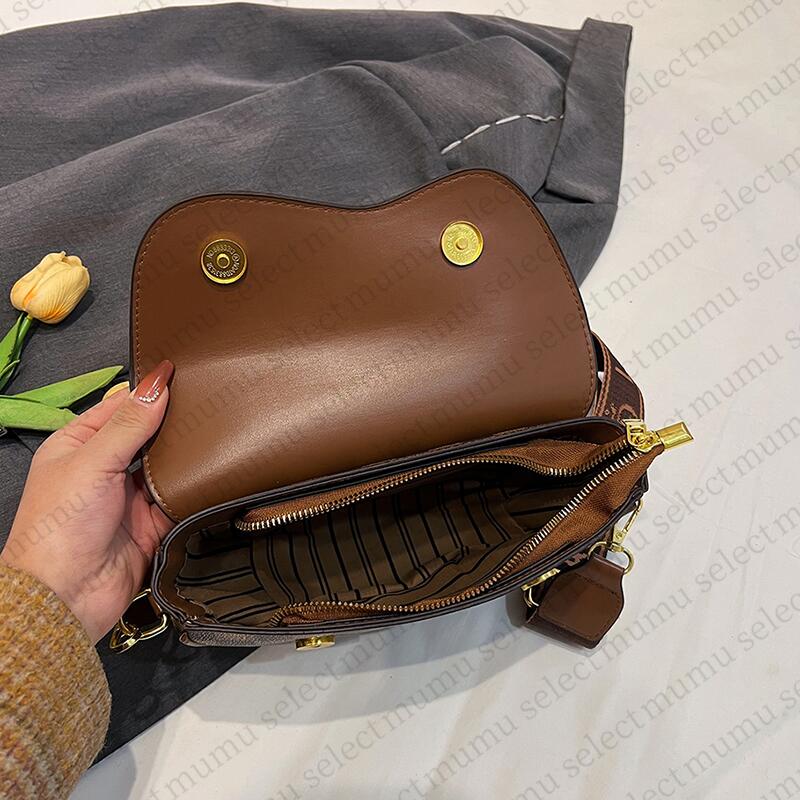 【High-End Mumu】 M288 High Quality Leather Classic Saddle Shoulder Bag ...
