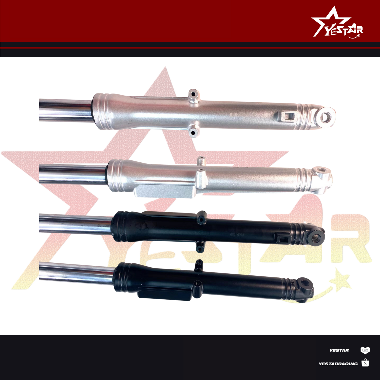 Yestar 1 PAIR Stock Front Shock Rusi 150 and Rusi TC 150 Ordinary ...