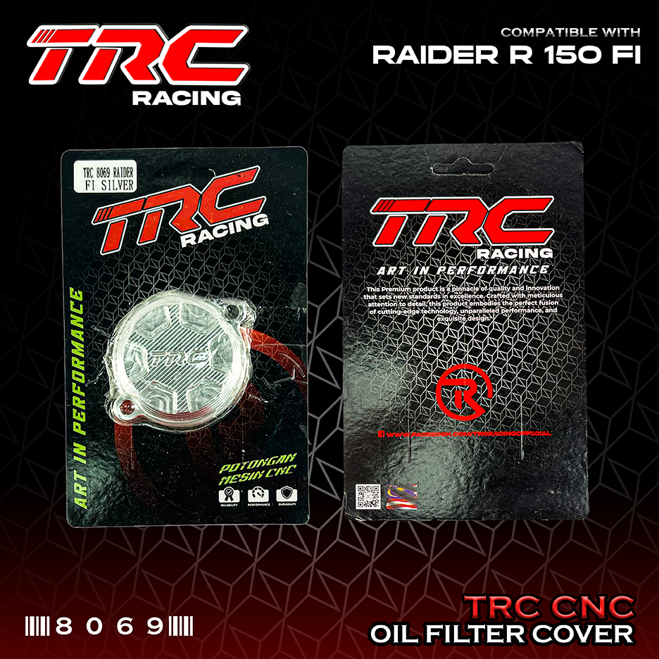TRC Racing CNC OIL FILTER COVER for RAIDER R150 FI 8069 | Shopee ...