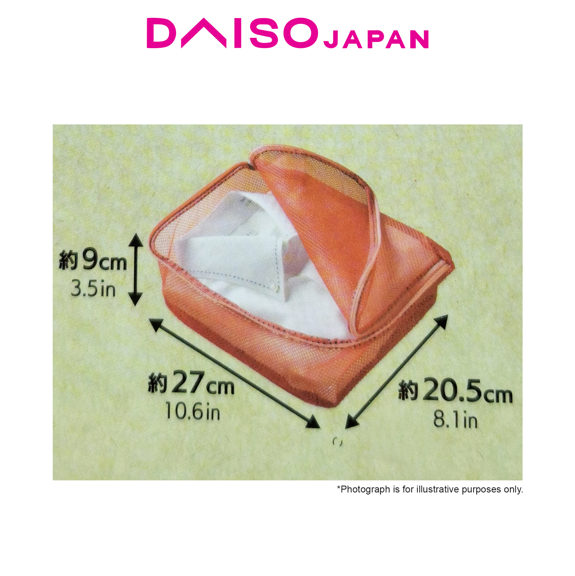 Daiso Travel Bag Mesh Case with Gusset | Shopee Philippines