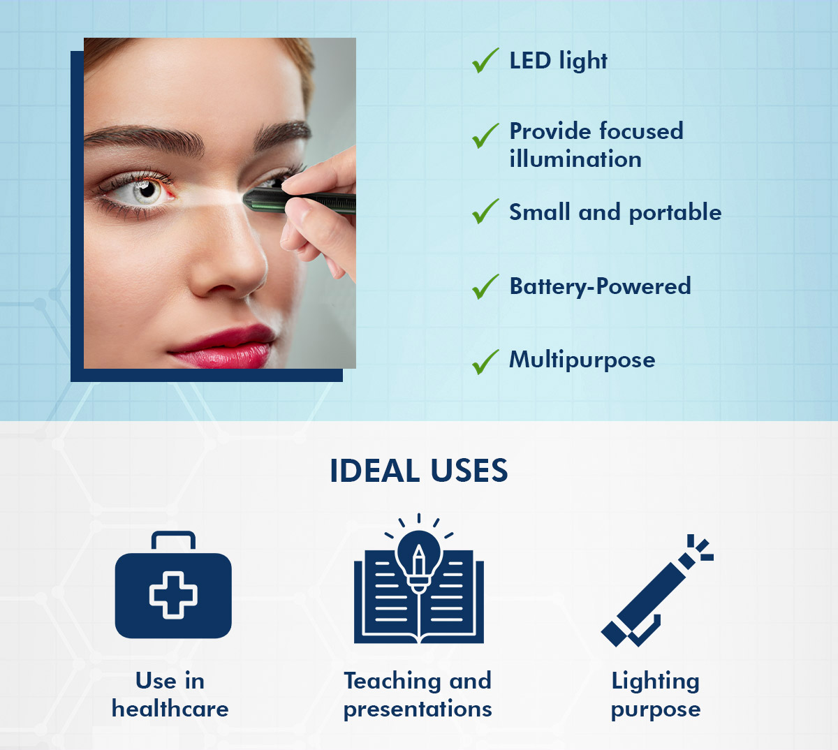 KingMed Medical Pen Light - Diagnostic Tool for Nurses and Healthcare ...