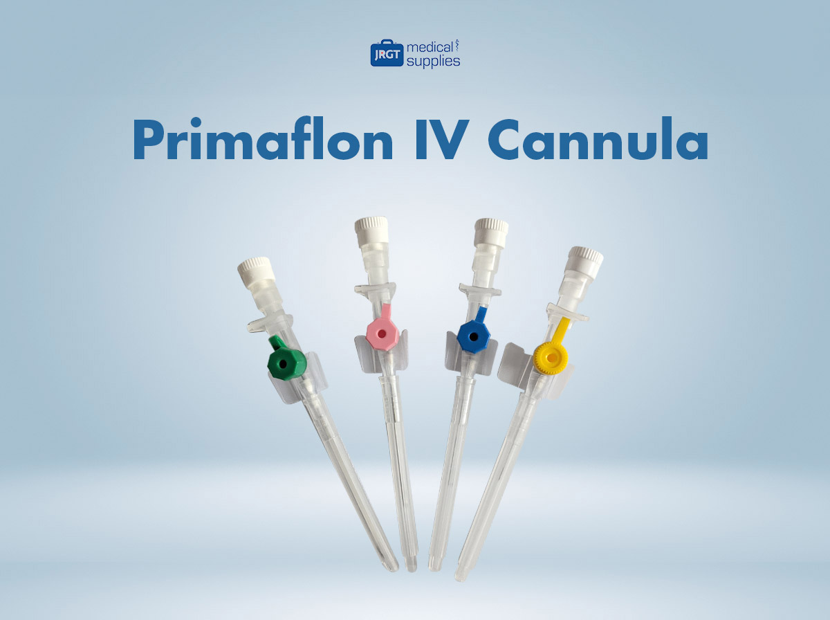 Primaflon IV Cannula with Wings and Injection Valve - Available in G18 ...