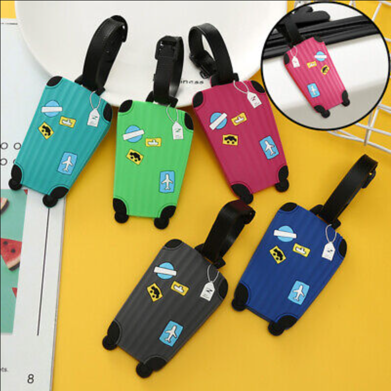 Fashion Baggage Tag Suit Case Handbag Name Tags Bright Suitcase Tags ...