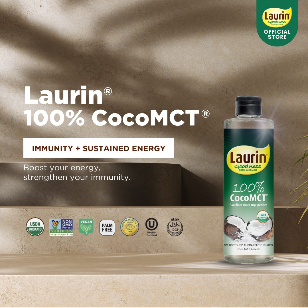 Laurin 100% Coco MCT 1 Box x 24 Bottles x 150ml | Shopee Philippines