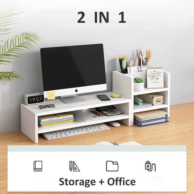 Monitor Stand Computer Screen Increased Shelf Computer Rack Desktop ...