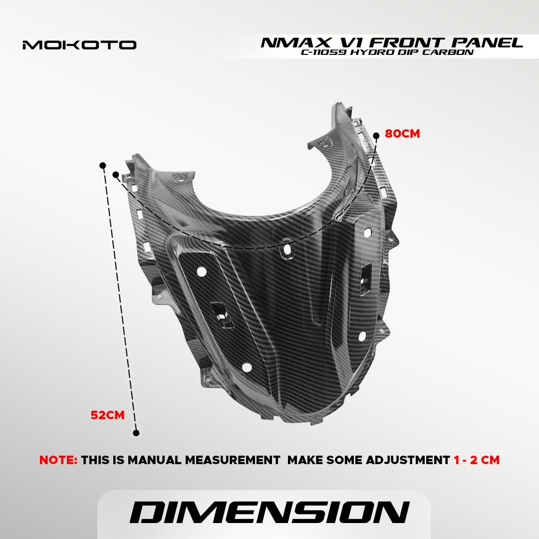 NMAX V1 FRONT COWLING COVER CONSOLE REPLACEMENT WINDSHIELD CHEST FRONT ...
