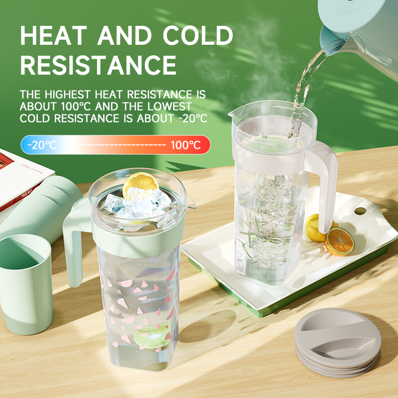 Suez 1.4L Water Pitcher Set With 4 Cup Drinking Jug Water Container ...