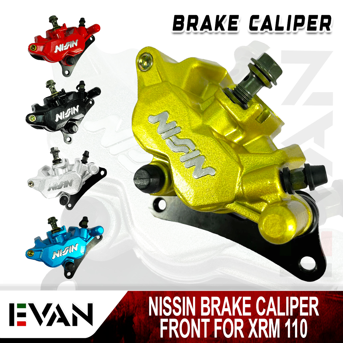 EVAN.SHOP Nissin Front Brake Caliper For Xrm 110 With Brake Made in ...