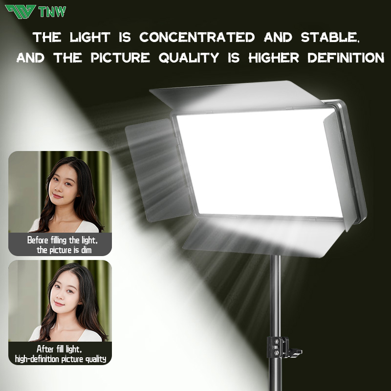TNW 11 inch Covered LED Fill Light Tripod Photography Panel Lamp For ...