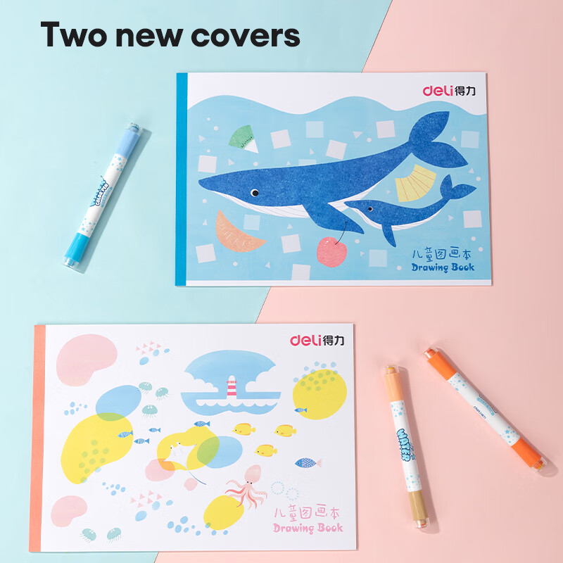 Deli Sketch Books Children's Picture Book Art Blank Painting Book A4 ...