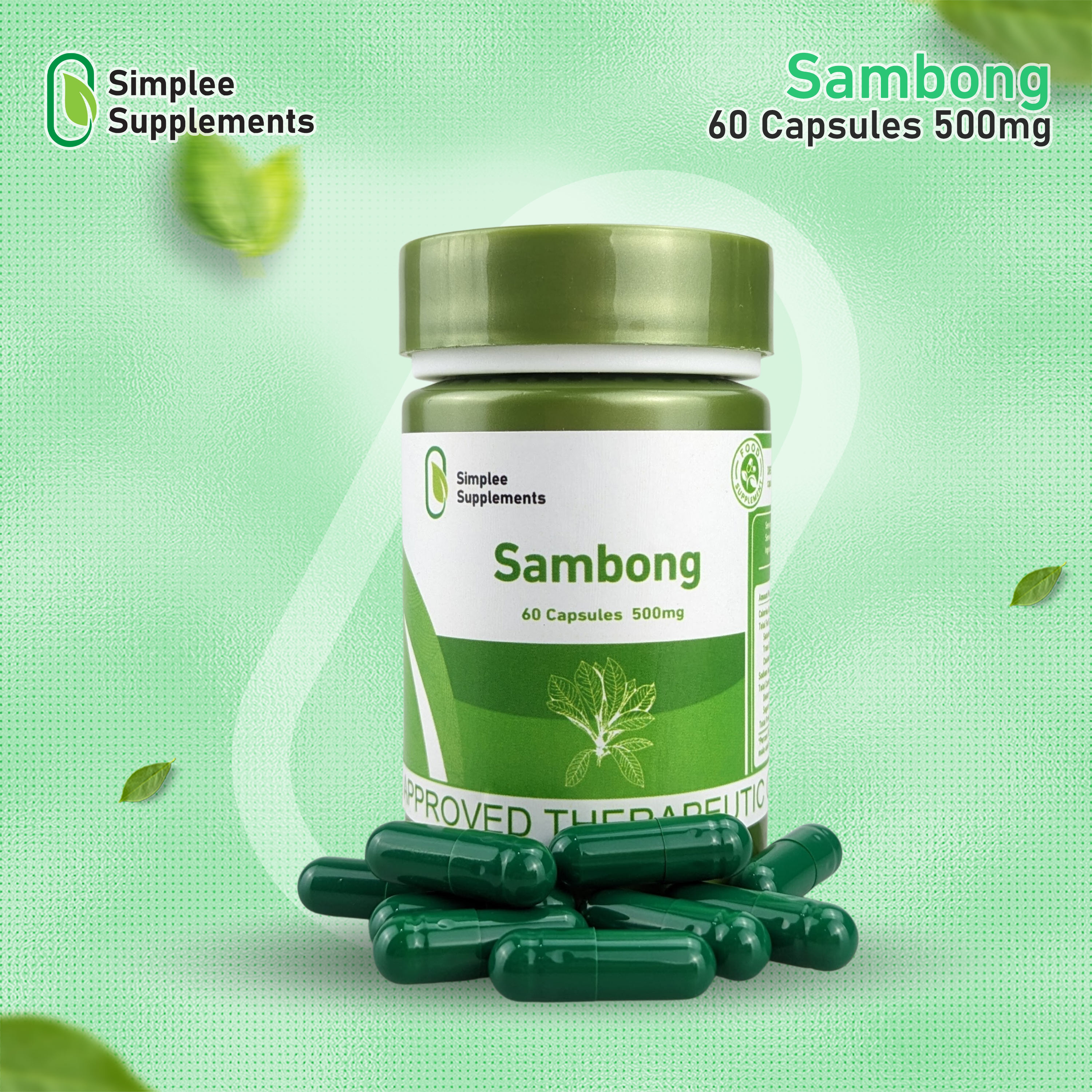 Simplee Sambong Capsule Supplement | Shopee Philippines