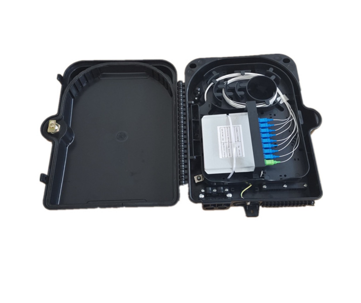 ALLAN Fiber Optic 24 Core Nap Box FTTH Distribution Box With 2 Steel ...