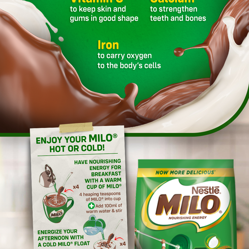 Milo Powdered Choco Malt Milk Drink 150g - Pack of 3 | Shopee Philippines
