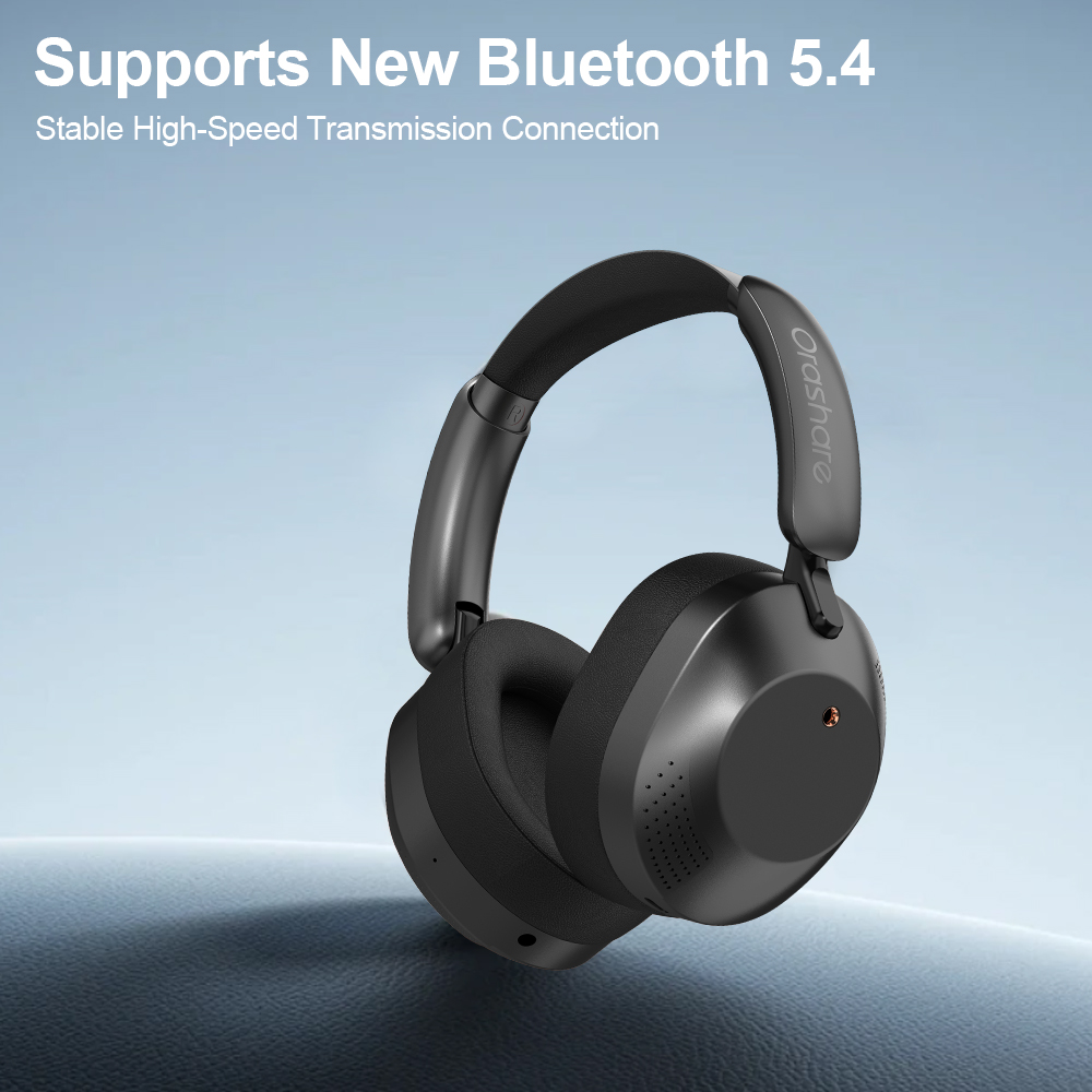 Orashare HS02 ANC Bluetooth Headphone Active Noise Cancelling Foldable ...
