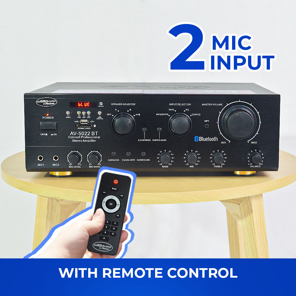 DB Audio by Astron AV5022BT Professional Stereo Amplifier - Best with ...