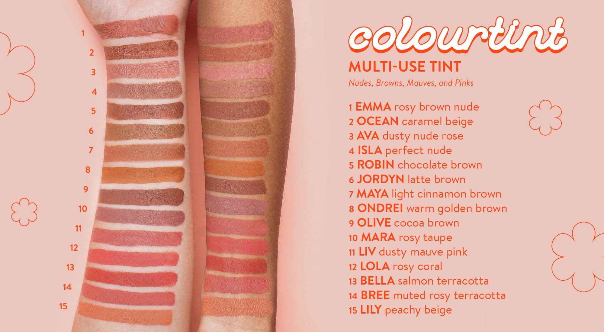 Colourette Mini Colourtint [Long-Lasting, Matte Lip Tint, Liptint ...