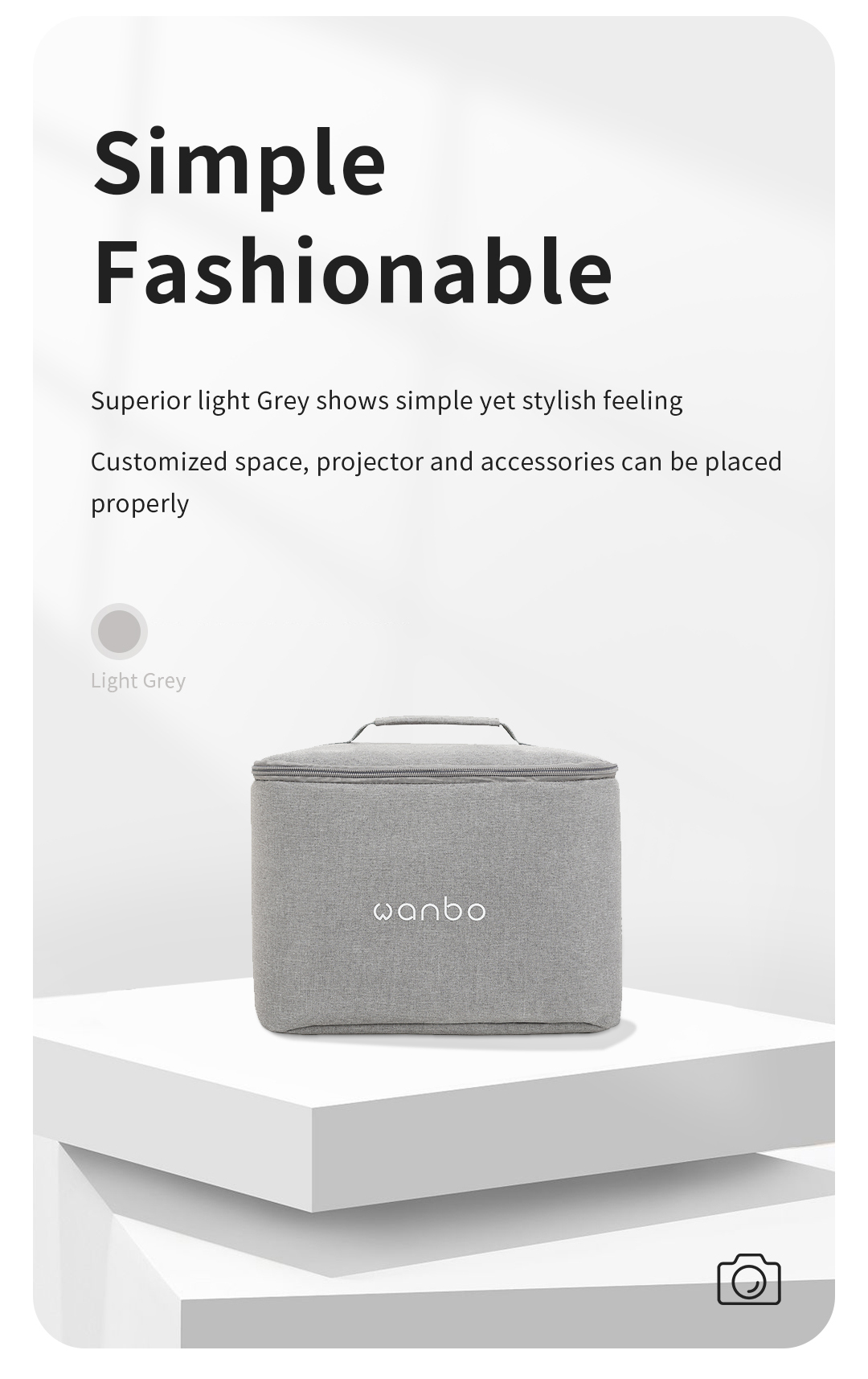 Wanbo Projector Bag for Projectors Storage Portable Protect Case ...