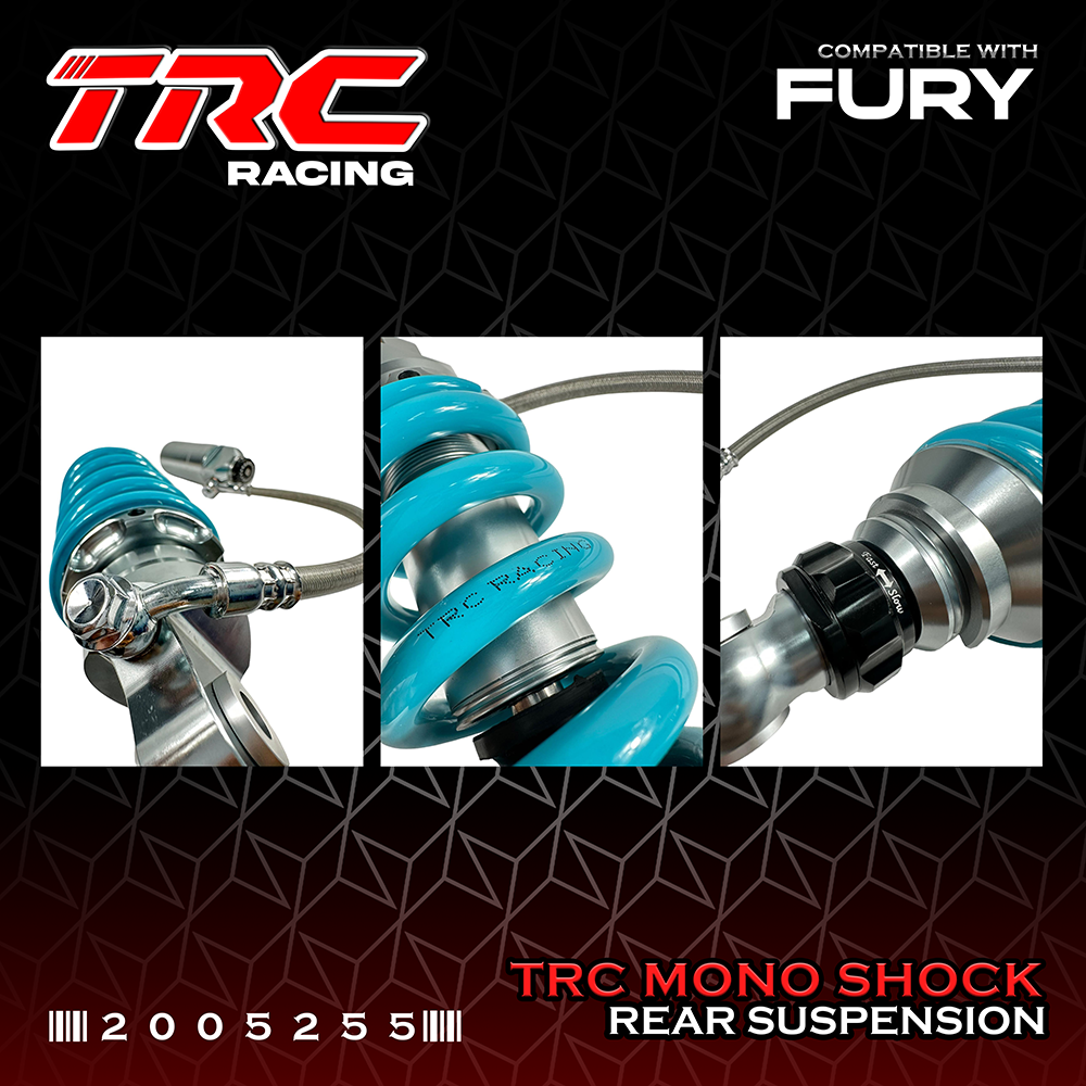 TRC Racing CNC Fully Adjustable Shock 255mm Kawasaki Fury and other ...