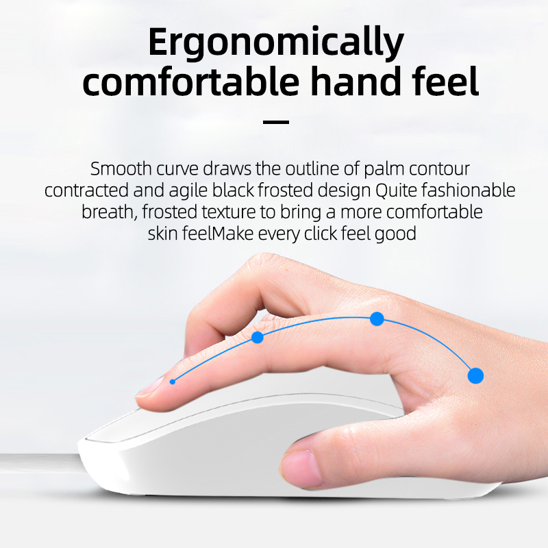 Zeus M-440 3-button wired business mouse is lightweight and quiet for ...