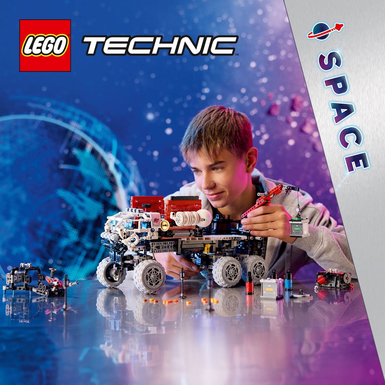 LEGO Technic 42180 Mars Crew Exploration Rover (1599 Pieces) | Shopee ...