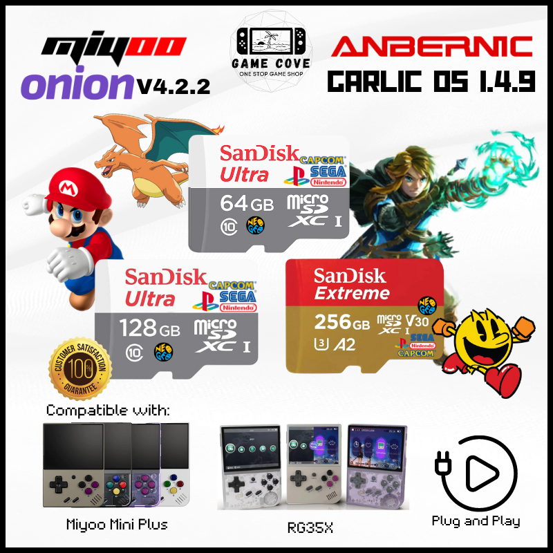 Garlic OS SD Card || Onion OS SD Card Latest Update, Themes, Boot Logo ...