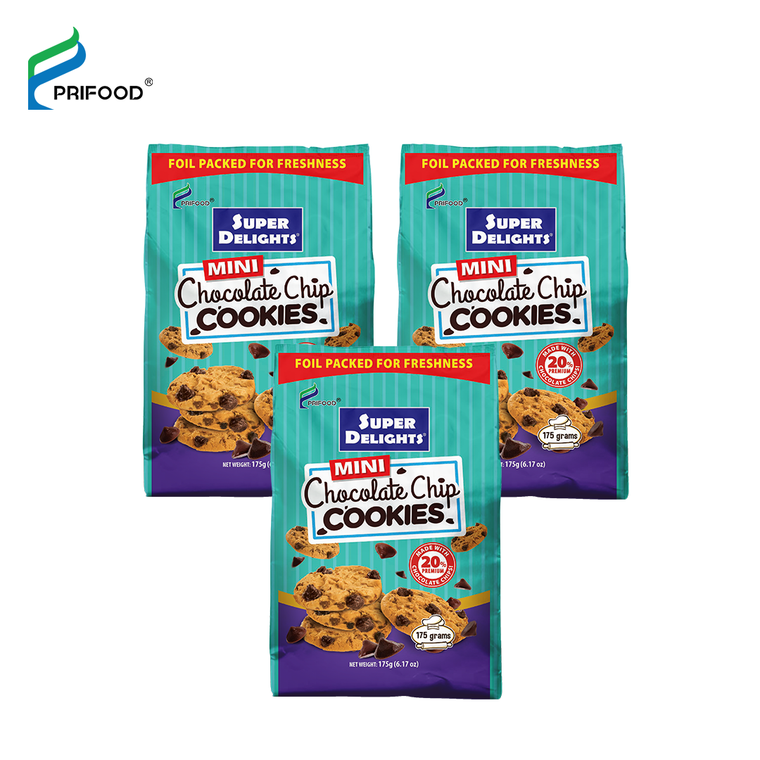 Super Delights Mini Choco Chip Cookie 175g (bundle of 3) | Shopee ...